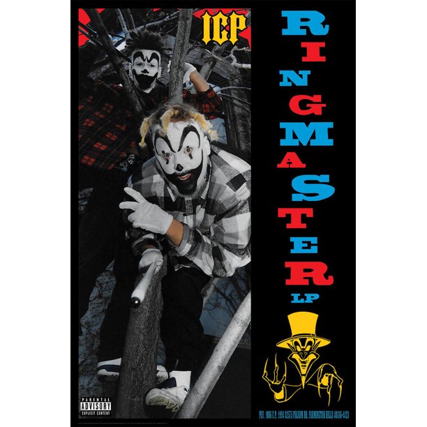 ICP - Retro Ringmaster Poster 24.5" x 36.5" Laminated - Walmart.com