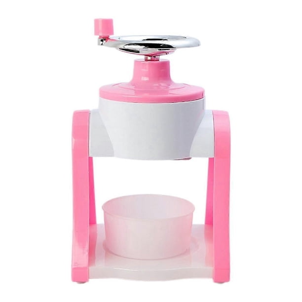 Ice Shaver Manual Hand Crank Shaved Mini Portable Picnic Snow Cone ...