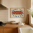Affixzi American Hot Dog Horizontal Print, Kitchen Wall Art, Fourth of ...