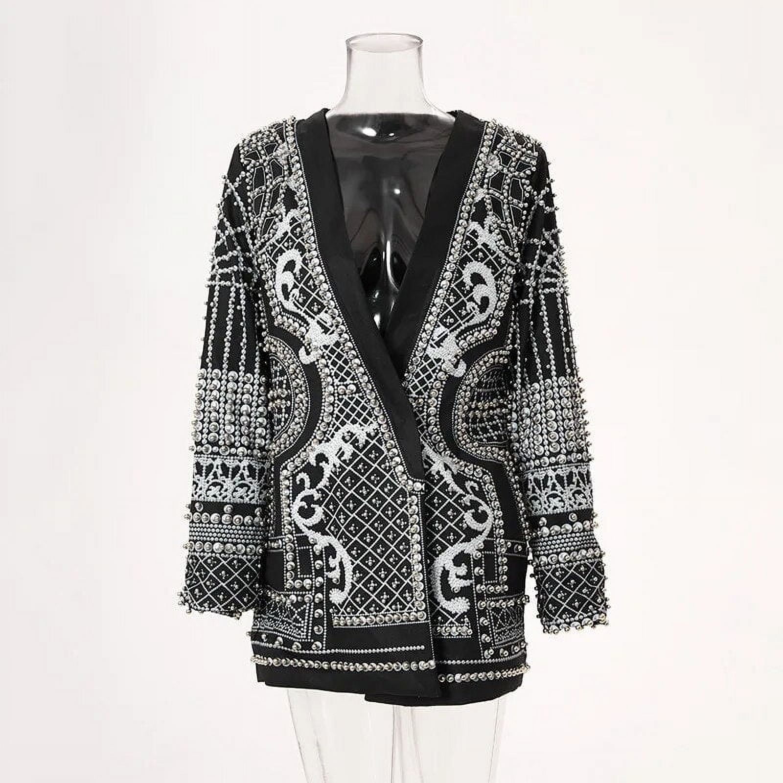 Click here for Kihyun Stylish Jacket Womens V-Neck Long Sleeve Lu... prices