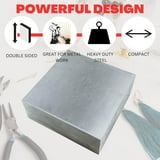 BENCH WIZARD 2.45" Steel Bench Block Durable Surface for Stamping ...