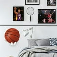 2 Pack Wall Mounted Basketball Display Rack, Hand Shaped Ball Rack for ...