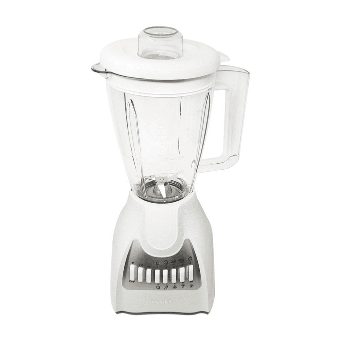 Licuadora Decakila KUJB044W Blanca | 10 Velocidades + Pulso | Vaso ...