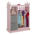 STAROUS Kids Dress up Storage with Mirror and Storage Bin,Kids Play ...