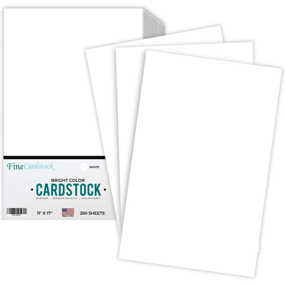Premium Color Card Stock Paper | 250 Per Pack | Superior Thick 65-lb ...