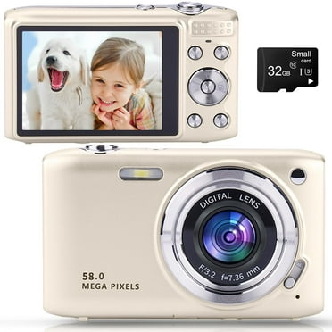 Vivitar 4K Digital Camera, 8x Digital Zoom, 3" LED Display, Bonus Macro ...