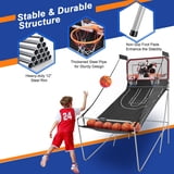 Segmart Dual Shot Basketball Arcade Game 81x44 Inches Foldable Indoor ...