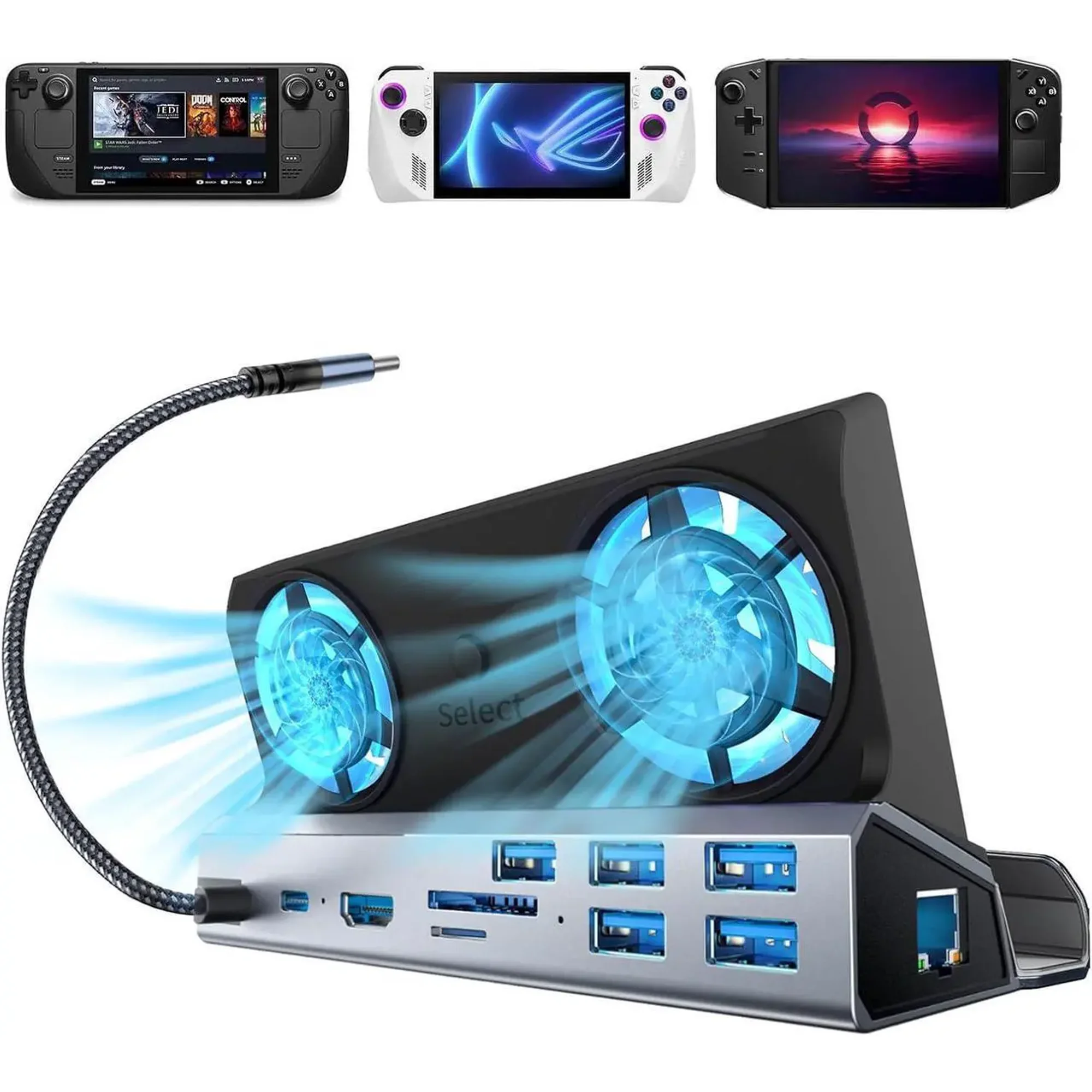 Click here for Bonaever 10-In-1 Docking Station For Steam Deck Ol... prices