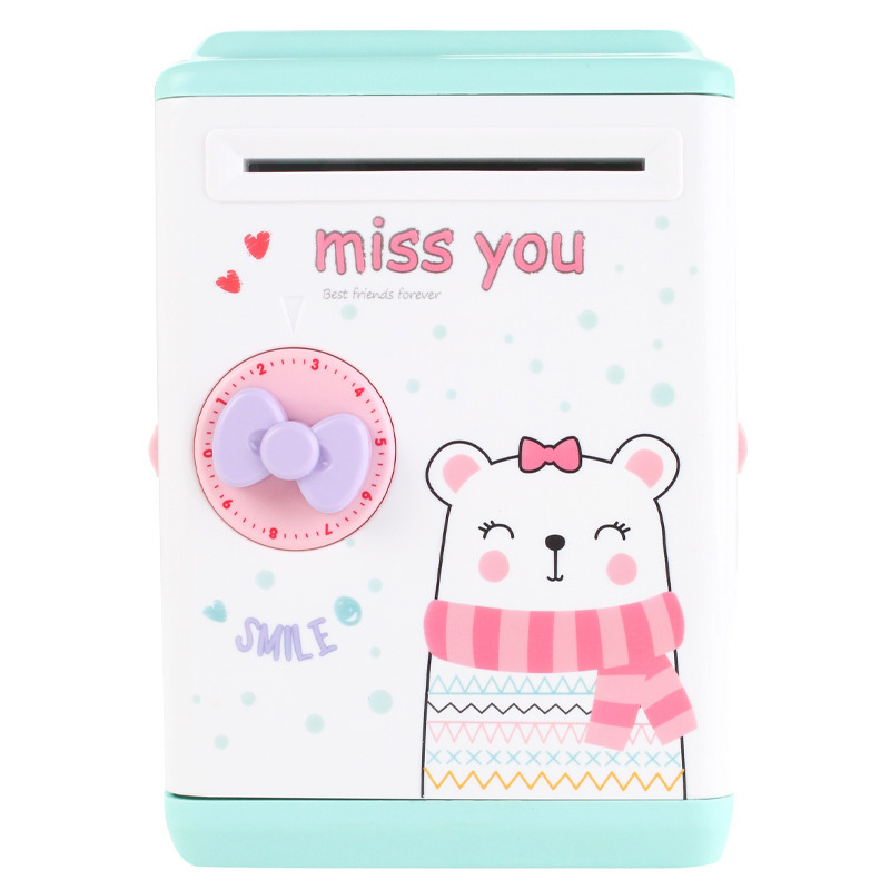 Onever Smart Portable Money Box Electronic Piggy Bank Fingerprint ATM ...