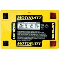MotoBatt MBTX14AU 16.5Ah 250 CCA AGM Powersports Battery replaces ...