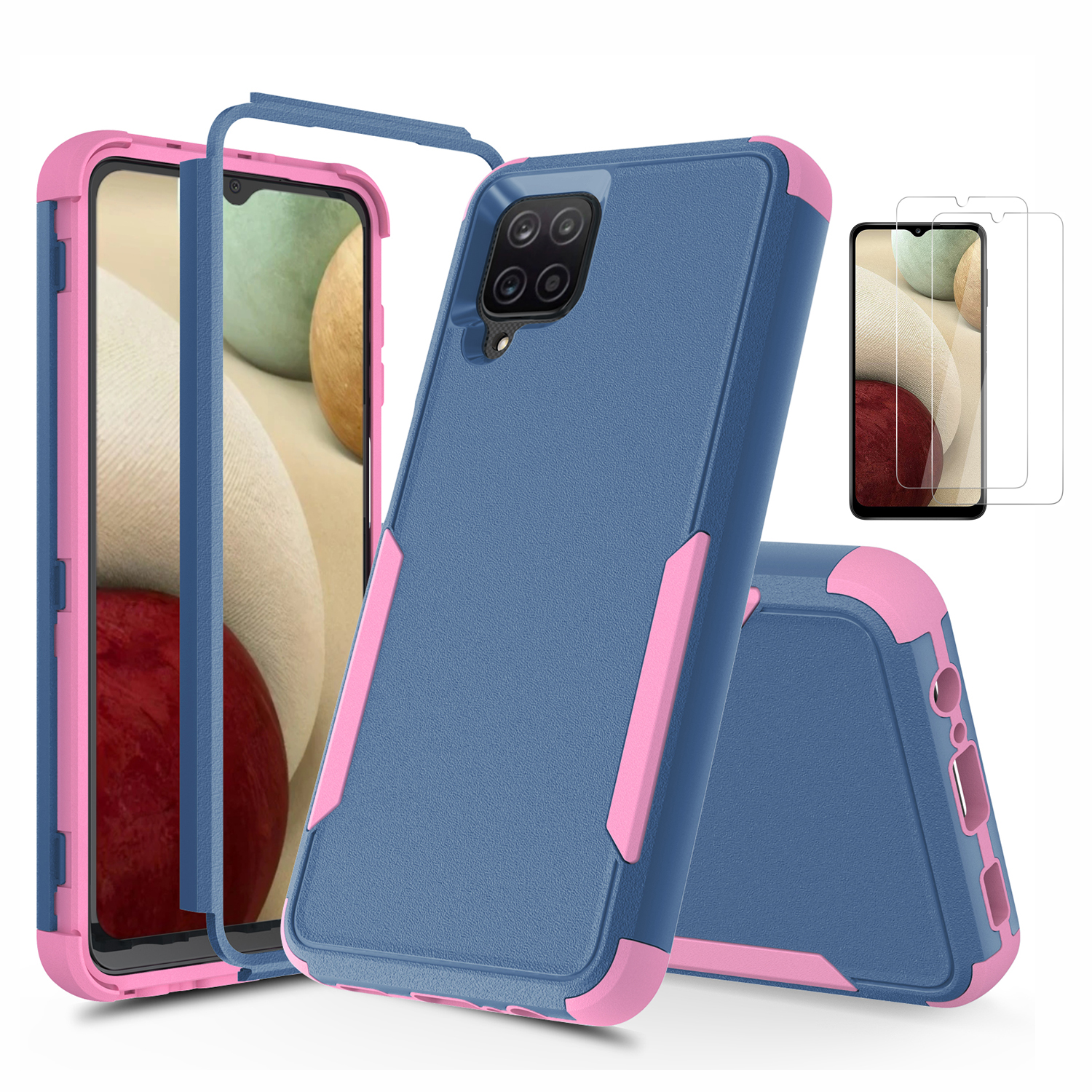 Xihaiying Samsung Galaxy A12 Case with Screen Protector , for Samsung ...