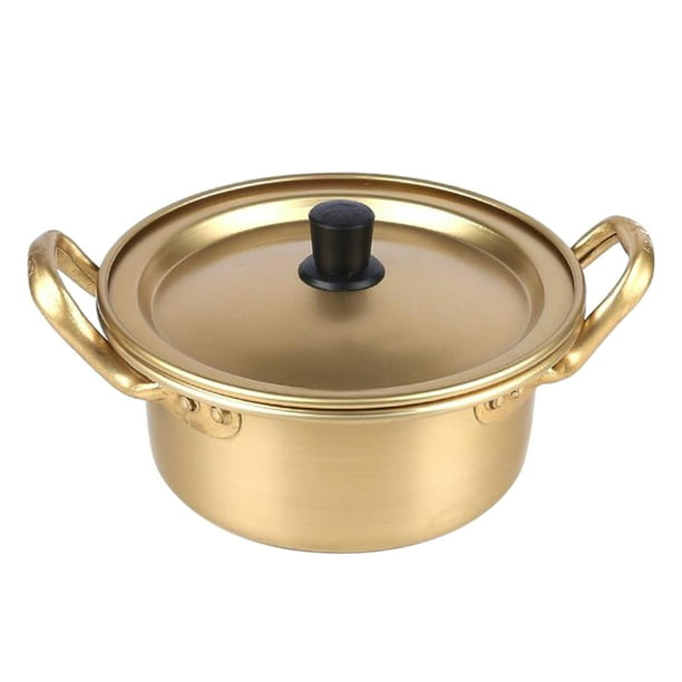 New Korean Aluminum Noodle Ramen Ramyun Pot Hot Milk Soup Pot with Lid ...