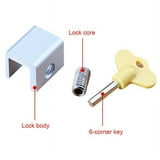 Aluminum Alloy Door Screen Casement Lock Restrictor Home Children ...