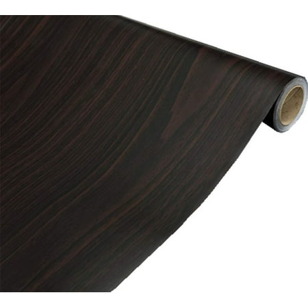 Black Brown Maple Grain Wood Grain Contact Pap Self Adhe ive Shelf Lin ...