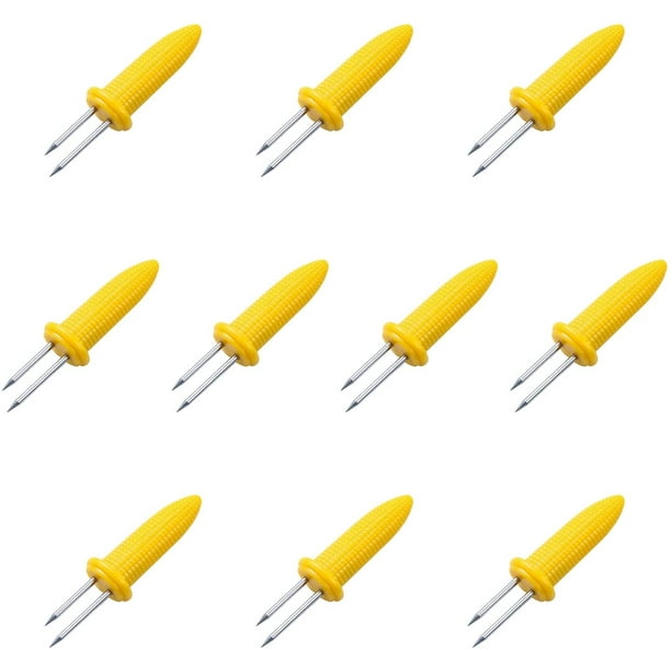 10 Pcs Stainless Steel Corn Forks, Party Camping for Home Cooking, Corn ...