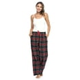 Ashford And Brooks Womens Super Soft Flannel Plaid Pajama Sleep Pants