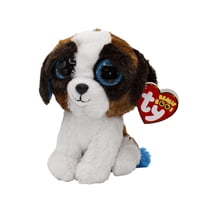 TY Small Stuffed Animal Puppy - Beanie Boos Duke the Dog 6" Plush Toy ...