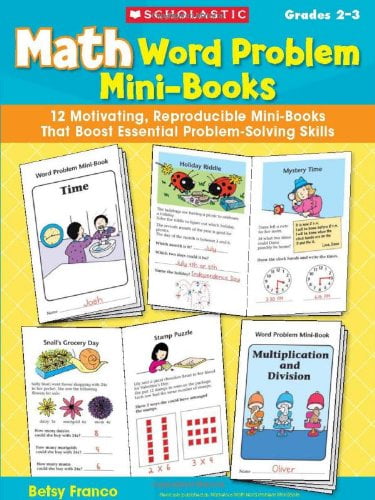 Pre-Owned Math Word Problem Mini-Books, Grades 2-3: 12 Motivating ...