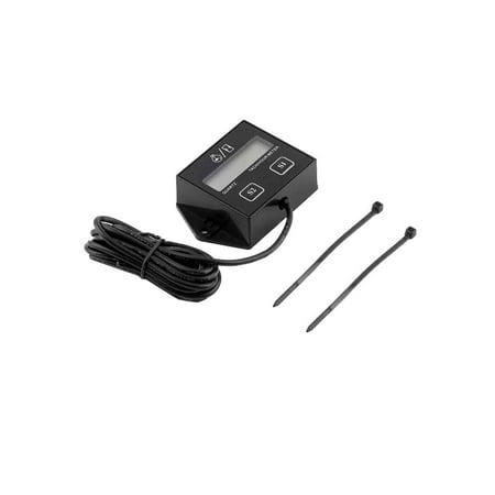 Digital Engine Tach Hour Meter Tachometer Gauge Inductive Digital ...