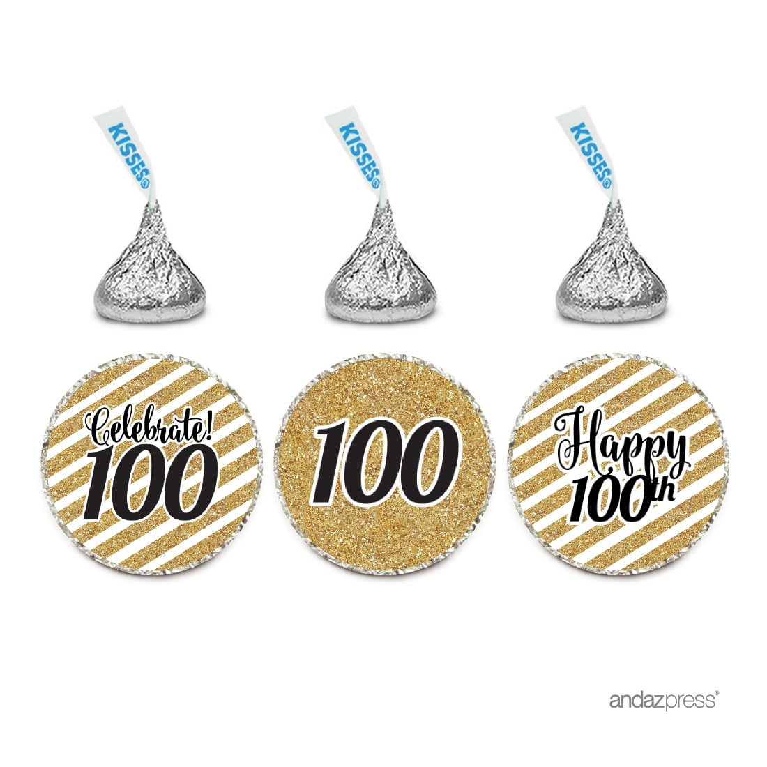 Milestone Chocolate Drop Labels Trio, Fits Hershey's Kisses Party ...