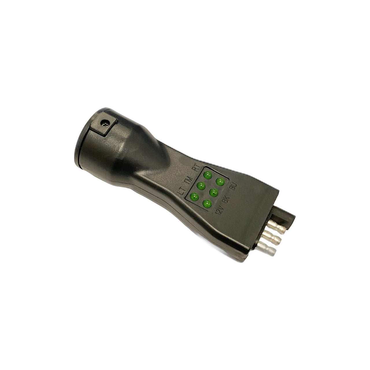 4 Way Flat & 7 Way Round RV Trailer Wiring Tester Light Brake Tail Turn ...