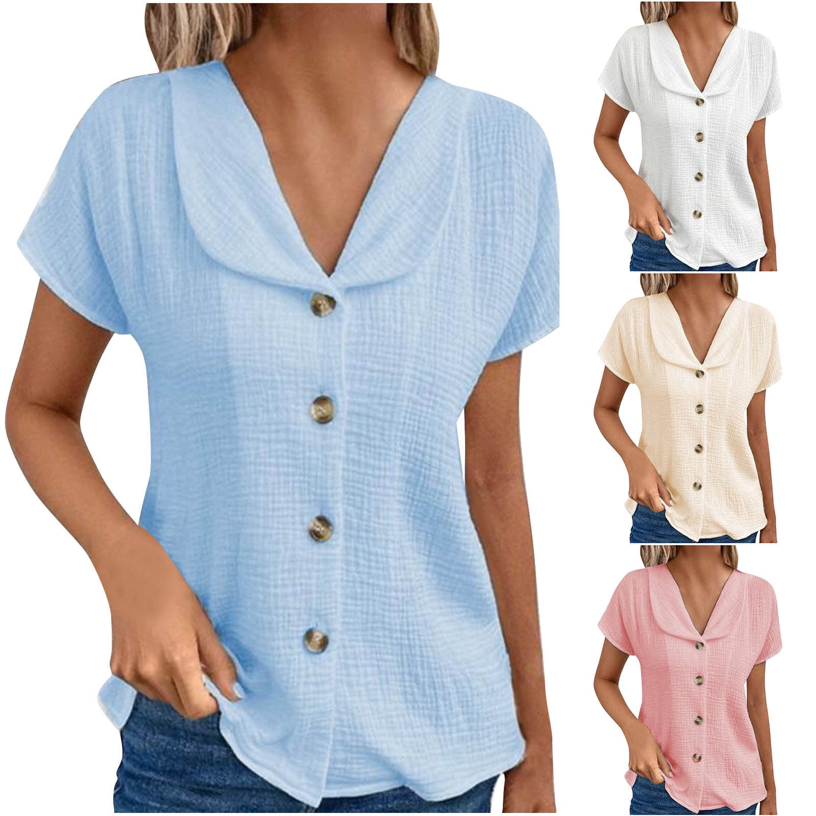 Click here for Jdqjbz Womens Short Sleeves T Shirt Summer Top wom... prices