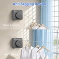 15.7Ft Retractable Clothesline Indoor Outdoor is Also an Anti-sag ...