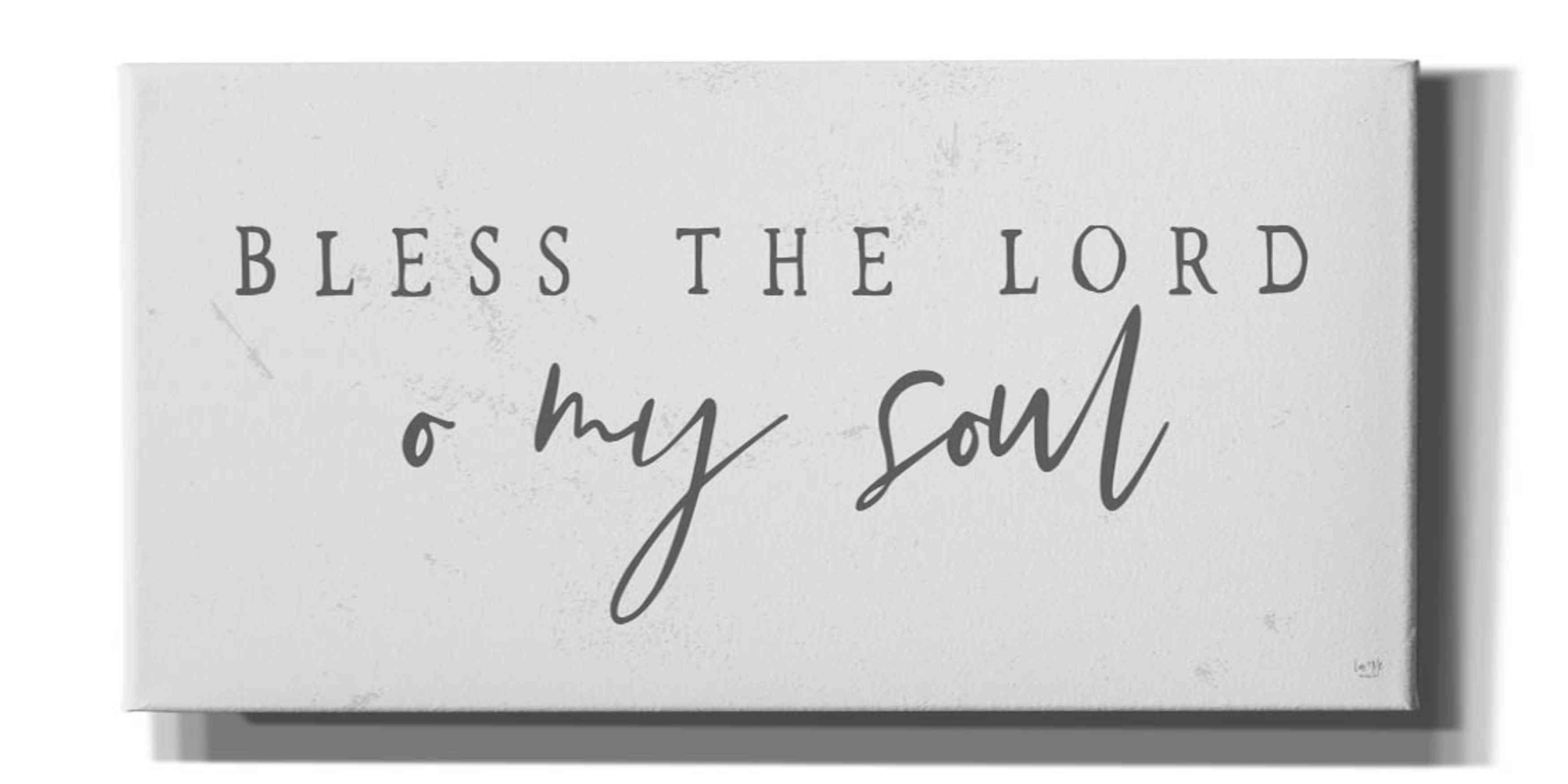 Epic Graffiti 'Bless the Lord' by Lux + Me, Canvas Wall Art, 40"x20 ...