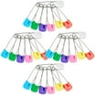 All Top Bargains 24 Pc Baby Diaper Safety Pins, Cloth Changing Locking Clip, Multi Colors ...