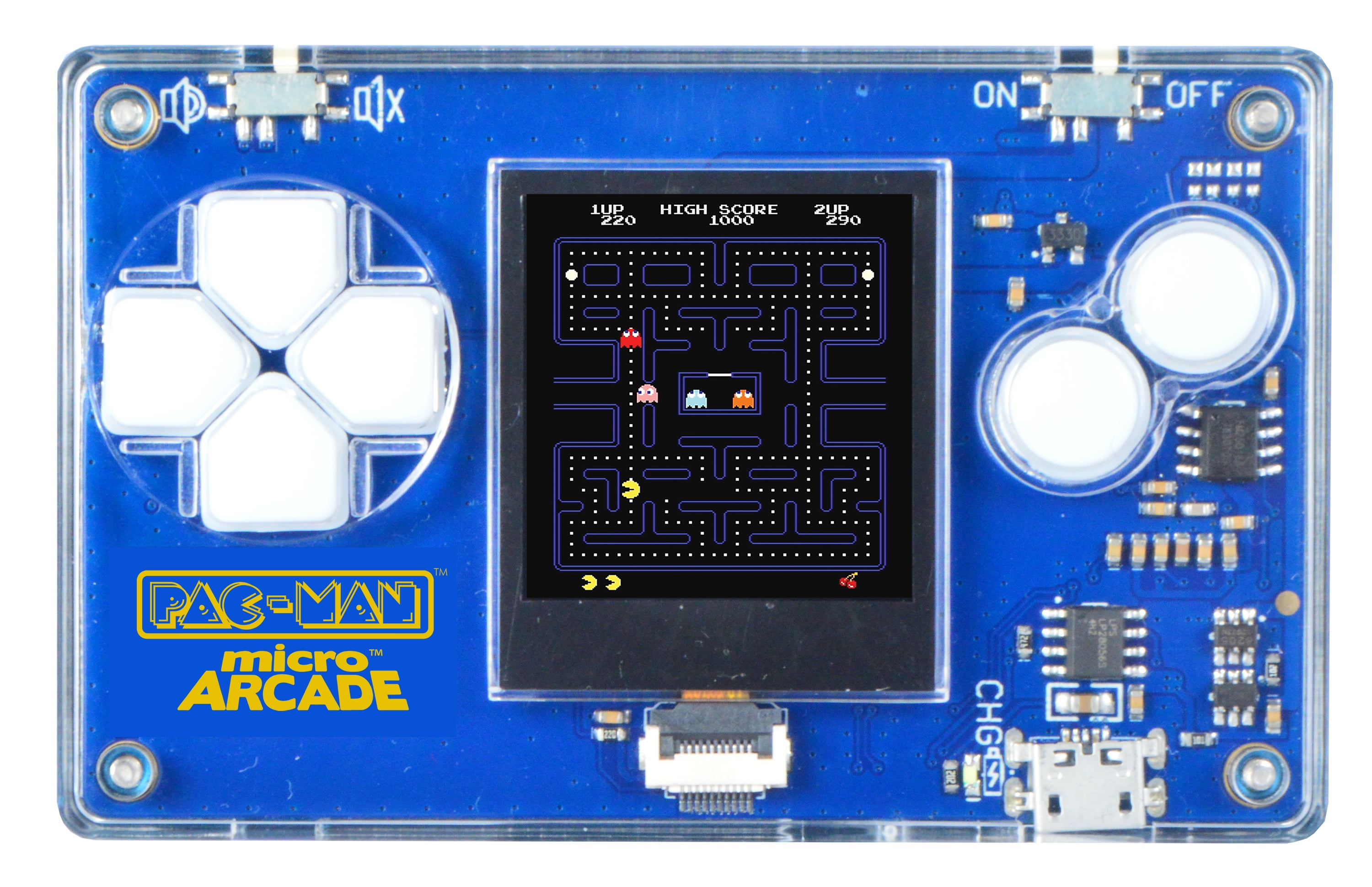 Worlds Smallest Micro Arcade Pac Man Handheld Arcade - Walmart.com