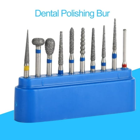Yosoo 10pcs Dental High Speed Bur Diamond Polishing Tooth Preparation ...