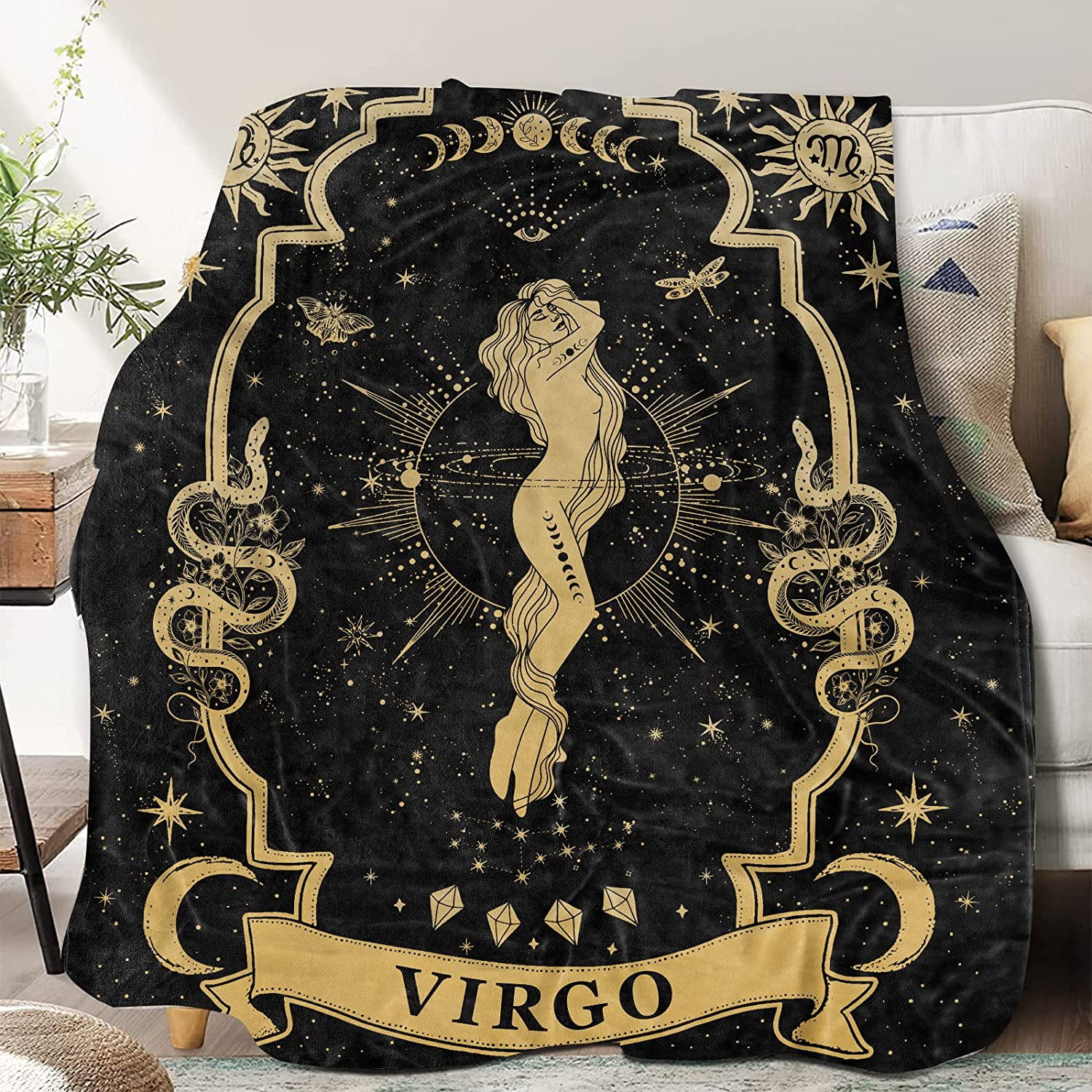 Virgo Gifts, Virgo Zodiac Blanket 60"X50", Virgo Zodiac Gifts for Women ...