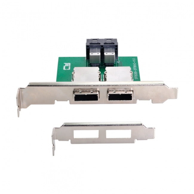 FVH Dual Ports Mini SAS SFF-8088 To Internal SAS HD SFF-8643 PCBA ...
