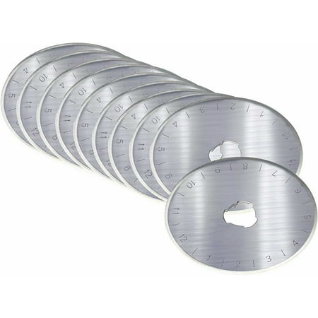 10 pieces replacement blades, round blades for rotary cutters / rotary ...