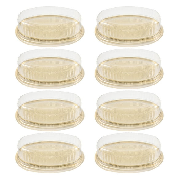 50Pack Cake Slice Containers, Individual Disposable Triangle Plastic ...