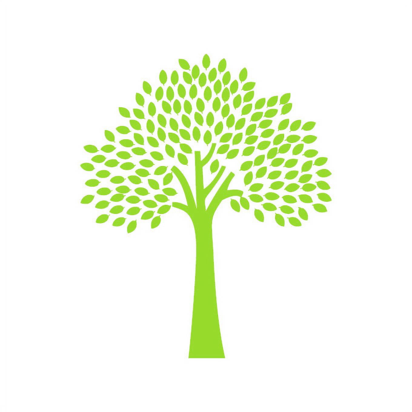 Tree #3 Vinyl Decal - Small - Lime - Walmart.com
