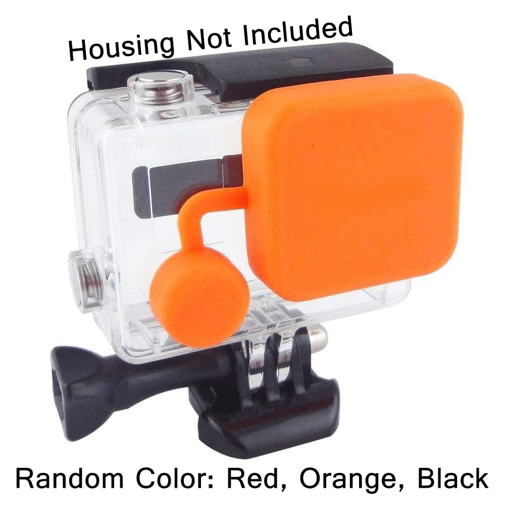 Soft Silicone Lens Cover Cap for GoPro HERO3+ / HERO4 Camera Housing ...