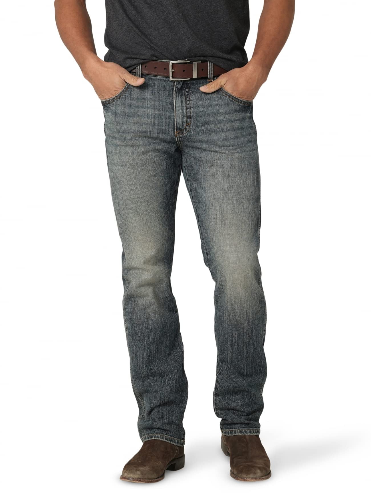 Jeans Wrangler Retro Slim Fit de pierna recta para hombre | Walmart en ...