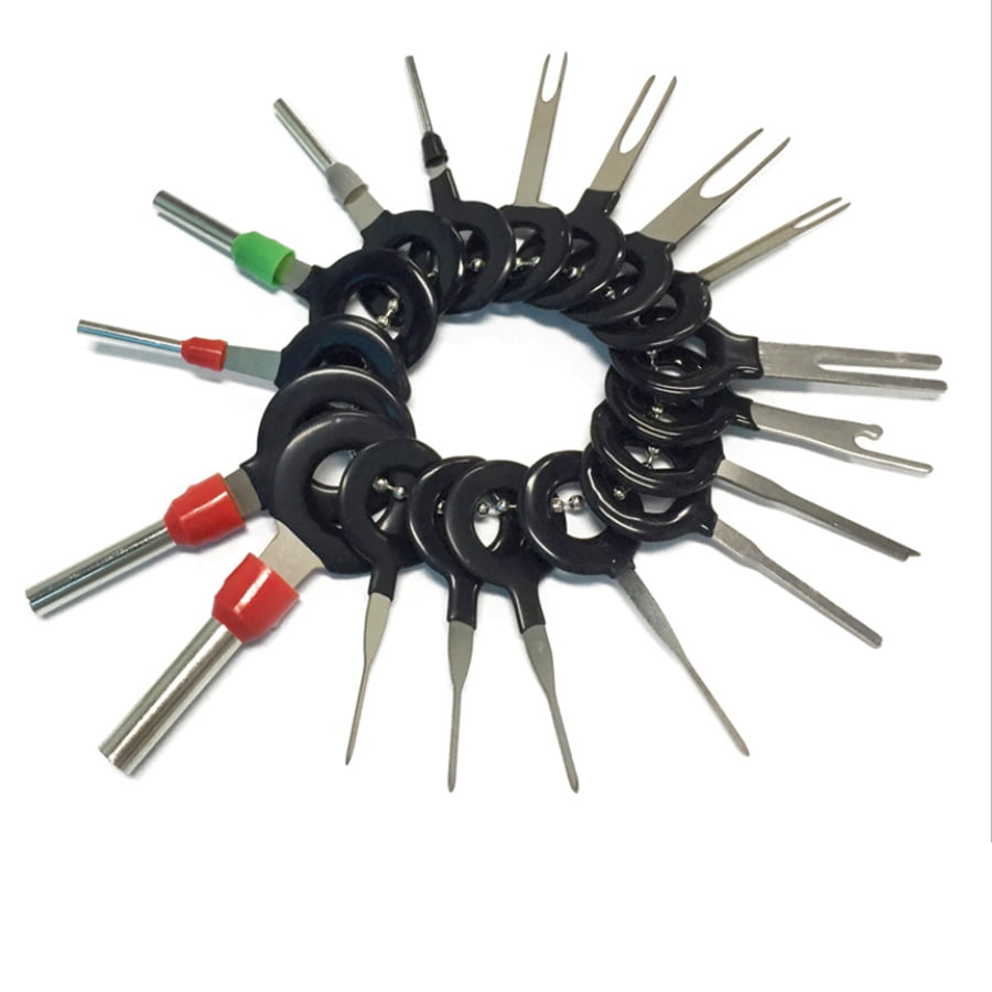 18pcs Car Wire Terminal Wiring Connector Pin Extractor Puller Removal ...
