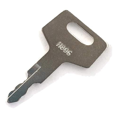1 Ignition Key H806 for Takeuchi 17001-00019 Gehl 180845 New Holland ...