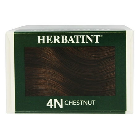 Herbatint Permanent Herbal Haircolor Gel, 4n-Chestnut, 4.5 oz - Walmart.com