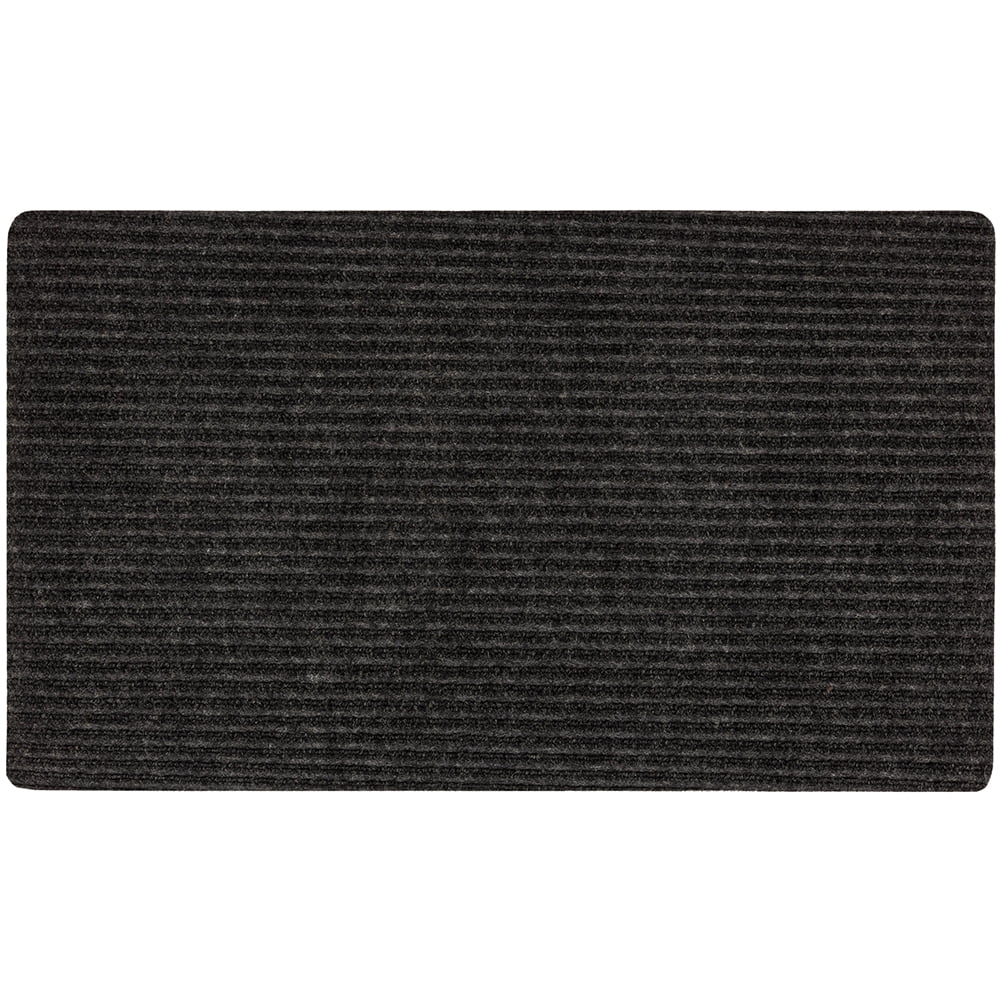 Mohawk Home All Purpose Polyester Ribbed Mat, Charcoal, 1' 6" x 2' 6 ...