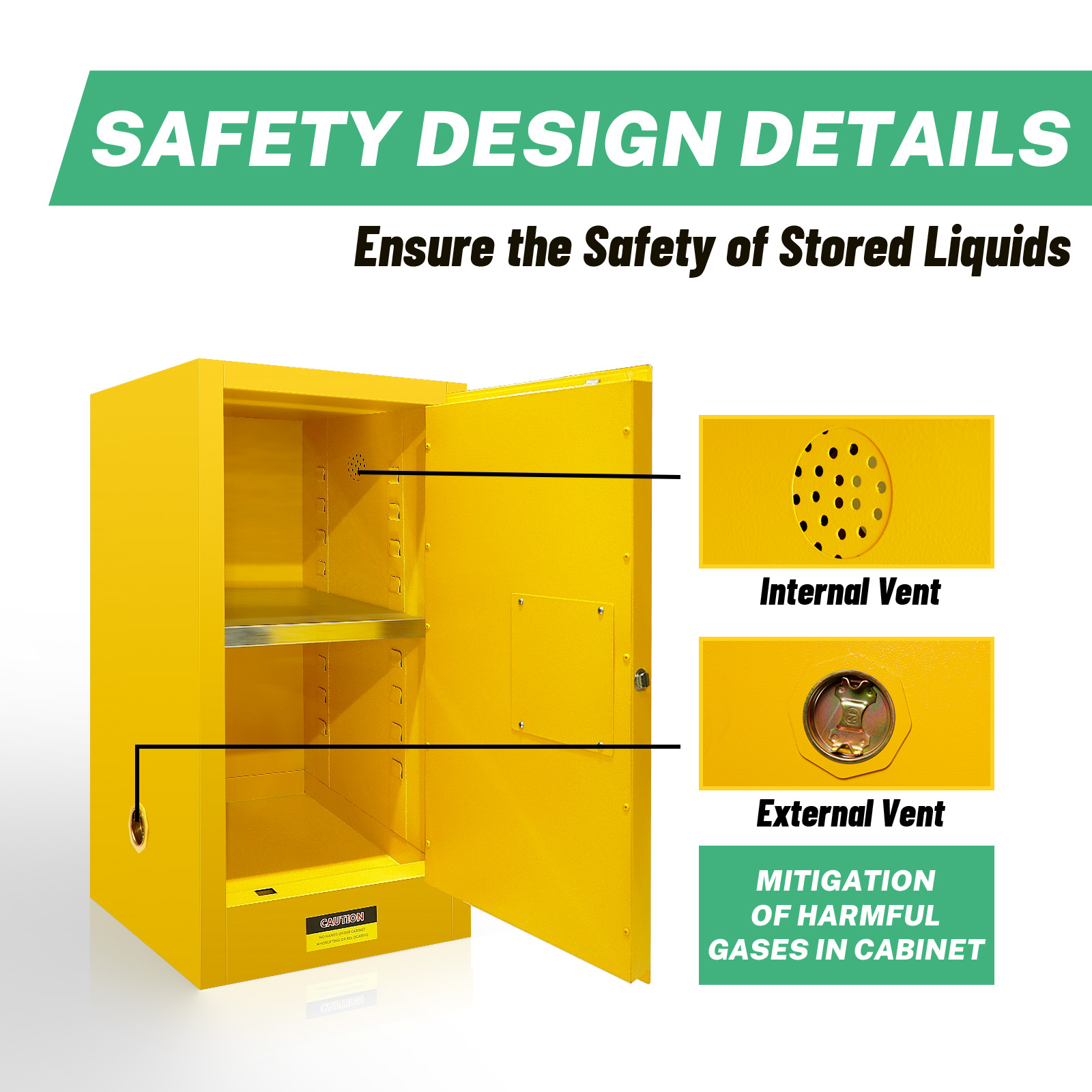 Flammable Material Storage Cabinet Coshh 1815x915mm | Cabinets Matttroy