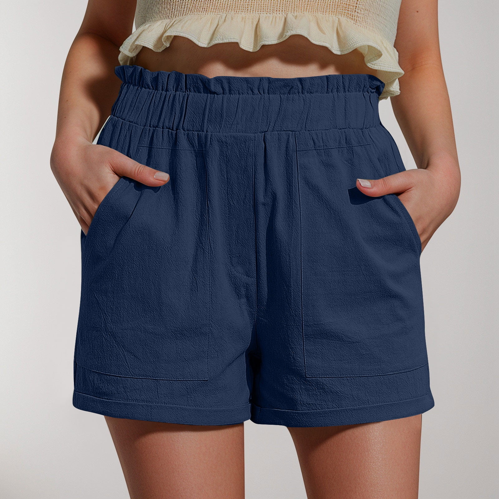 Click here for Sopatenor Womens Shorts Summer Casual High Waisted... prices