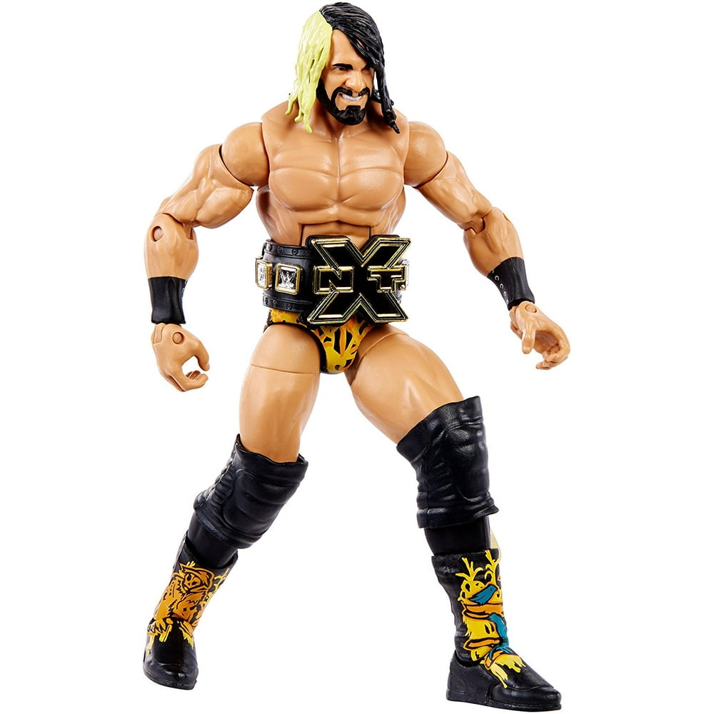 WWE NXT Seth Rollins Takeover Elite Action Figure with NXT Championship ...