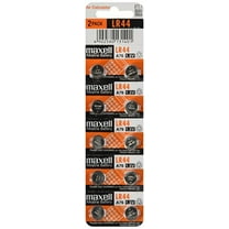 Maxell LR44 A76 Alkaline Button Battery 1.5V, 5 Pack, AG13 Cross Reference - Walmart.com