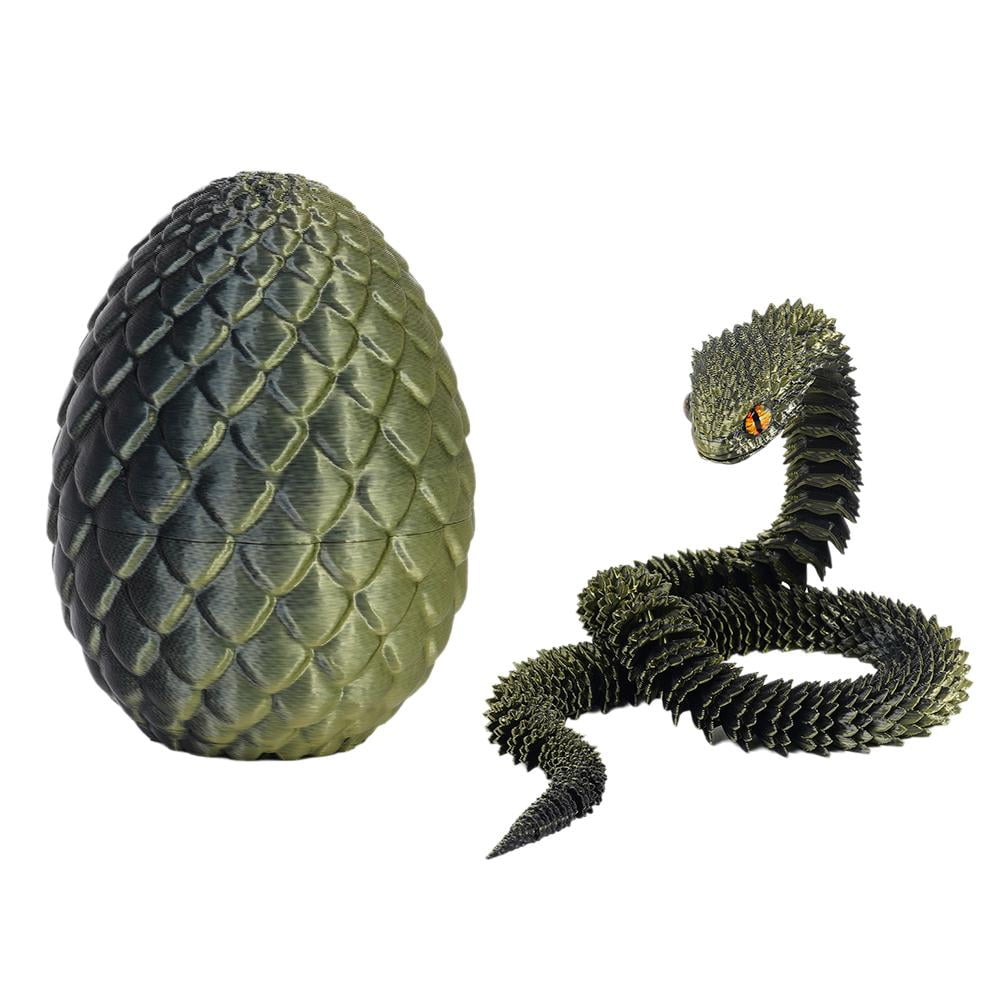 Click here for Unbranded Lifelike 3d Printed Snake With Egg Artic... prices