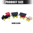 Natural Miniature Train Set Toy for 1/12 Doll House Accessories ...