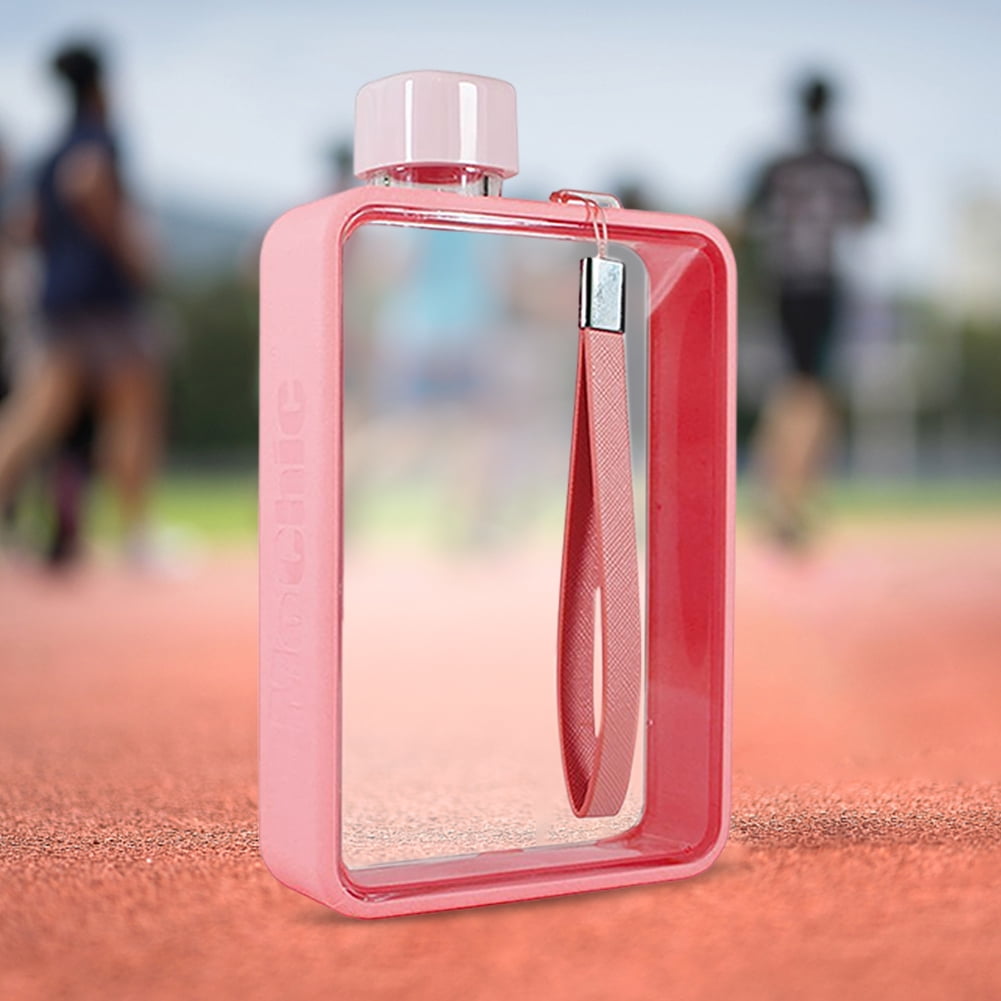 Termos para agua deportiva plana portátil de 380ML para deportes ...