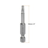 Uxcell T20 Magnetic Security Star 5 Point Torx Screwdriver Bit 1/4" Hex ...